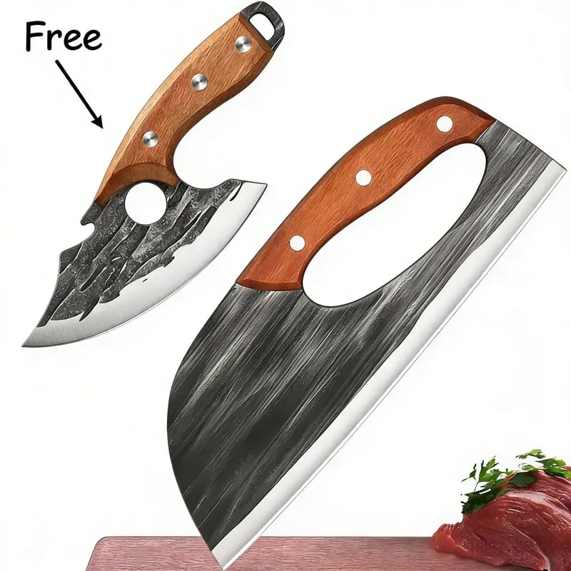 Buy 1 Get 1 Free Hand-Forged Kitchen Knife Set – xylvok